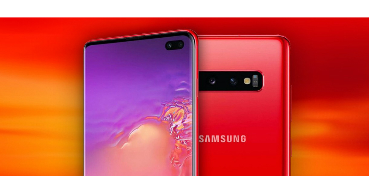 Red-hot is new color scheme for Samsung Galaxy S10 and S10+